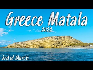 Matala, Crete || A Tour of Matala || Island beach Paradise || Greece