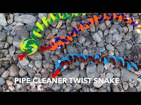 Pipe Cleaner Twist Snake