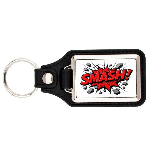 Comic Bubble Keychain - SMASH! - Pop Art Key Chain - Comic Message Keyring - Text Bubble Keychain - Etsy