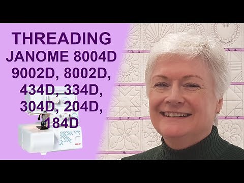 Janome 8004D Serger/Overlocker | Threading