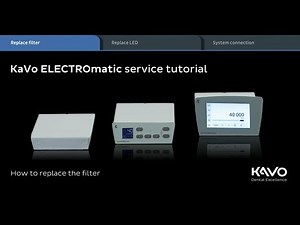 KaVo ELECTROmatic system service tutorial (EN Video - 2/6)