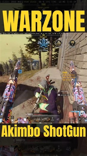 Akimbo ShotGun 😈 #callofduty #warzone #activation #gaming #shorts #codm #shotgun #akimbo