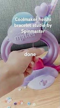 Playing with the cool maker heishi bracelet studio by Spinmaster #gotitfree #toysforkids