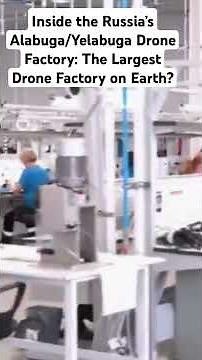 Inside the Russia’s Alabuga/Yelabuga Drone Factory: The Largest Drone Factory on Earth?