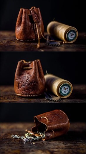 DIY Leather Dice Pouch Tutorial: Free PDF Pattern