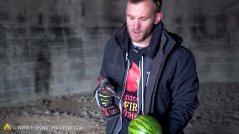 Experience The Awesome Fruit Explosion When Molten Salt Meets Watermelon