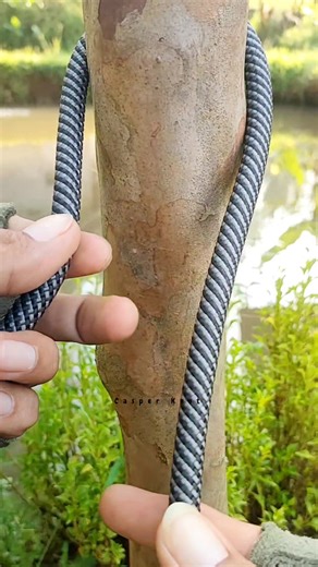 3.1M views · 23K reactions | Bowline trick #knot #rope #a #diy #outdoor #tutorial #viral | Casper Knot | Facebook