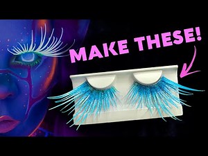 How to Make Dramatic Paper Lashes | DIY Tutorial