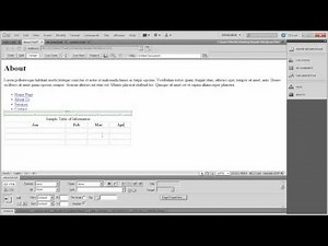 6 - Introduction to Dreamweaver Tutorial (CS5)