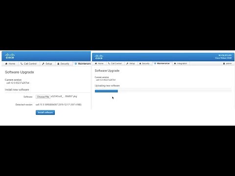 Cisco Codec TC/CE Software Upgrade Process and troubleshooting