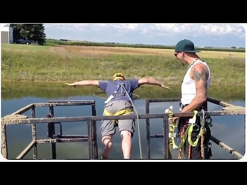 Bachelor Party Pranks Groom into Fake Bungee Jumping | Stag Party Prank