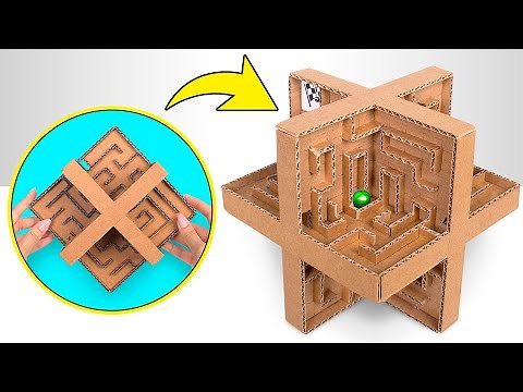 Make A Marble Labyrinth And Enjoy The Game