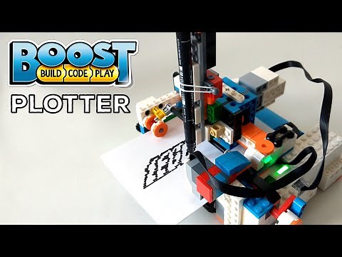 This LEGO BOOST Plotter can draw anything!