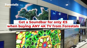 🔊 Get a 200W TCL Soundbar with Wireless Sub for ONLY €5 when purchasing any 4K TV 🤯 🤯That’s right, buy ANY size, brand or model of 4K/UHD TV and get a 2.1 soundbar for just €5 Offer is valid whilst stocks last or till the end of June 2024. Offer limited to 1 per customer! 🛒 Buy Online 👉 https://bit.ly/LEDtvs Prices starting only €349 with EasyPay from only €16 a month! 🏆 EasyPay from ONLY €21 a Month - No Payslips Required 🚗Visit Forestals Mriehel - FREE Parking Available #ForTvs #ForEver