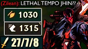 1300 MS LETHAL TEMPO JHIN URF MODE!! THE FASTEST MOVEMENT SPEED JHIN YOU'LL EVER SEE IN SEASON 11 | Pants are Dragon