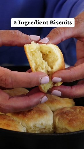 Quick and Easy 2-Ingredient Biscuits Recipe