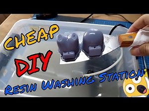 DIY CHEAP Resin 3D Print Wash Station