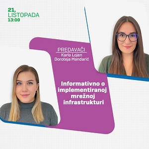 CARNET webinar: Informativno o implementiranoj mrežnoj infrastrukturi - CARNET
