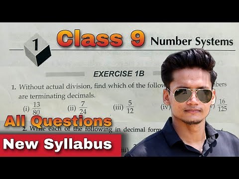 Class 9 ex 1B Number System Q1 to Q5 Rs Aggarwal Chapter 1 Exercise 1B CBSE Rajmith