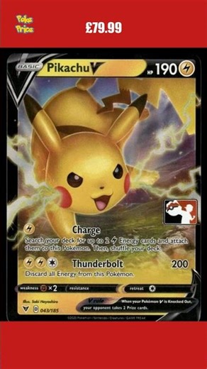 🔥 Pikachu SOLD £79.99 on eBay UK! 🚀 #pokemoncards