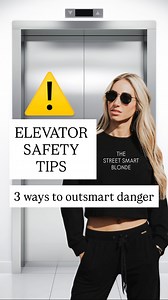 109K views · 3.3K reactions | ⚠️ELEVATOR SAFETY TIPS TO KNOW—Please Share! Click the link in my bio to get your hands on my Street Smarts manual… I teach you how to strengthen your intuition, get out of dangerous situations, and lean into your instincts that are meant to keep you you safe ❤️ #safety #safetytips #situationalawareness #streetsmart #beaware | Dannah Eve | Facebook