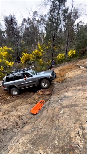 268K views · 1.9K reactions | First time driving a very steep wide rock steps, fear factor kicks in 略 | 4wdads | Facebook