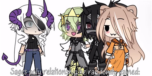 No sage wouldn’t call them bitch he ofc calls them lovers:3 @⟡ ﹒ 🐇 SAVIOR #gacha #xyzbca #poly#yaoi#fyp