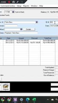 Accounts Receivable Receiving Tutorial in MYOB