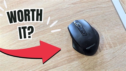 Watch HONEST review of Amazon Basics Ergonomic Mouse on Amazon Live