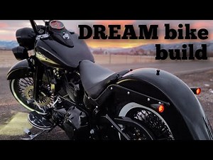 Building a CUSTOM motorcycle in my garage, The Harley dream build part 2, DIY paint booth.