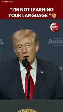 Trump Has Room Laughing at Latin America Summit | “I’m Not Learning Your Language!”