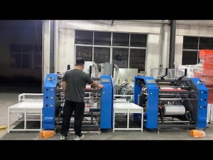 500MM Automatic Stretch Film Rewinder Machine, Conveyor Belt Hand roll Stretch Film Rewinder Machine