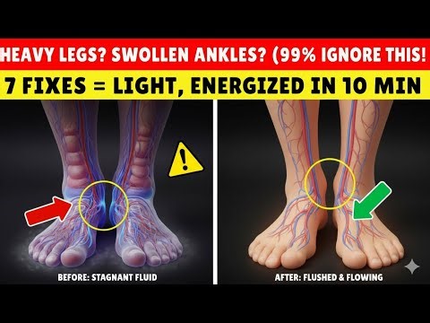 Heavy Feet & Swollen Ankles? Do This for 10 Minutes to Restore Circulation FAST | Senior Health Tips