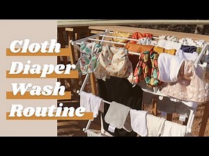 Cloth Diaper Wash Routine