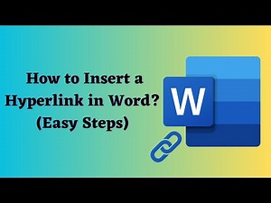 How to Insert a Hyperlink in Word (Easy Steps) [2023]