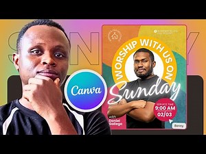 Create a Sunday Service Church Poster In Canva: A Step-by-Step Guide [EASY CANVA TUTORIAL]