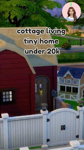 Cottage Living Tiny Home Under 20k | Sims 4 Cozy Build