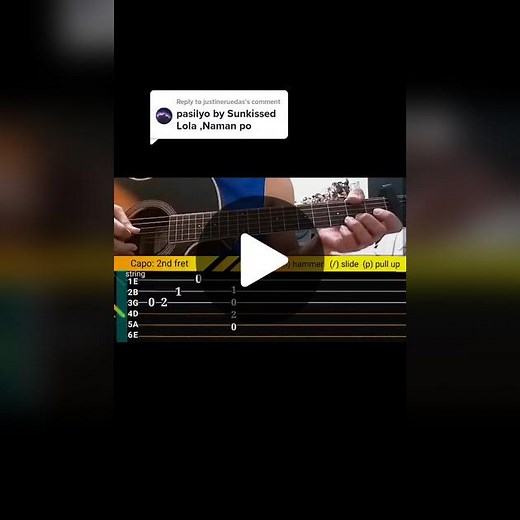 Learn How to Play 'Pasilyo' with One String Guitar Fingerstyle Tutorial