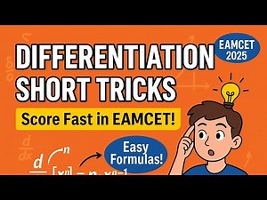 Differentiation Short Tricks for EAMCET 2025