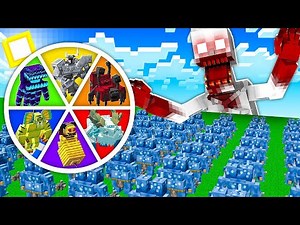 The Roulette of OP BOSSES in Minecraft!