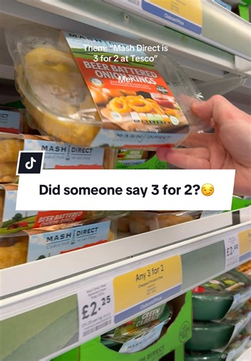 3 for 2 on your Mash Direct favourites is still running in Tesco 🙌 Perfect for those days when you just can’t be bothered… we’ve got you covered 🥔✨ #glutenfree #clubcard #beerbattered