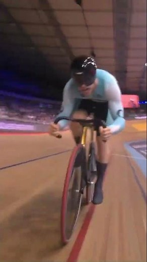 🚀La fusée Harrie Lavreysen lancée à 73,5km/h #shorts #cycling