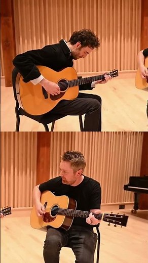 Julian Lage & Jake Workman - Julian with his Collings OM1 A JL and Jake with a Collings D2 A HC