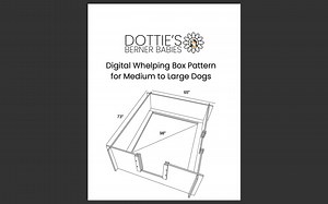 Whelping Box Digital Pattern for Medium to Large Dogs - Etsy Canada