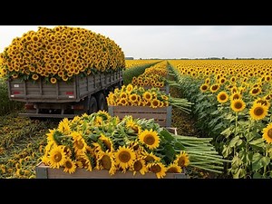 Inside the 4.7B-Pound Sunflower Harvest | Oil Production Explained