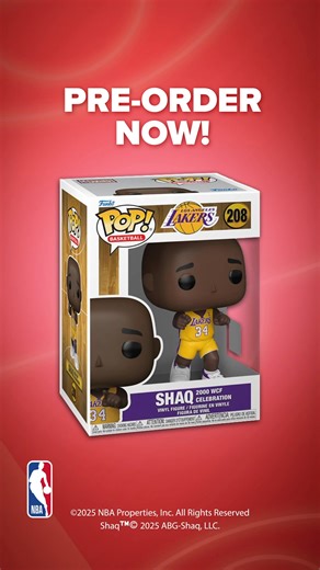 Shaq’s 2000 WCF Celebration, now in Funko POP! form! 🏀🔥 Channeling that MVP energy and dunking into nostalgia! 🏆 https://bit.ly/4lFHfjt #Funko #NBA | Funko
