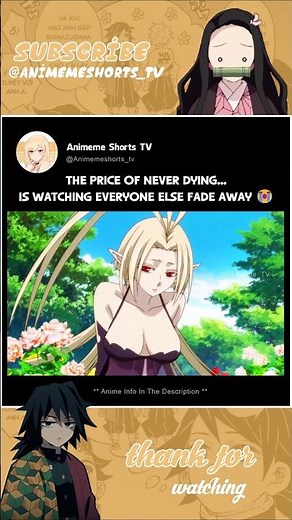 The cost of being immortal 💔 - The Ancient Magus' Bride