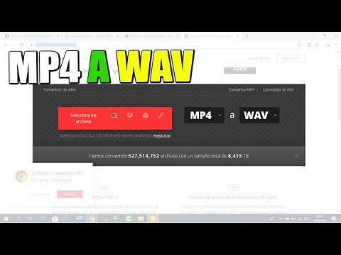 CAMBIAR ARCHIVO MP4 A WAV PARA AUDACITY