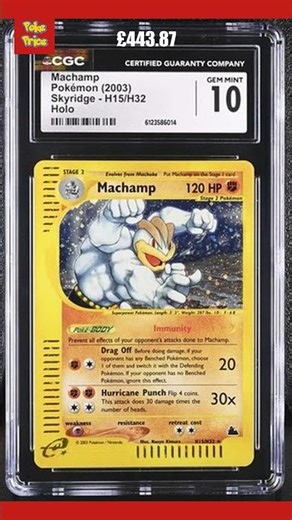 💸 Would YOU pay £443.87 for Machamp? #PokemonCards #shorts