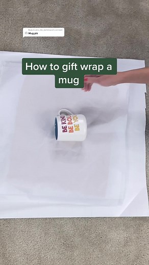 How to Wrap a Mug in Tissue Paper | Gift Wrapping Ideas